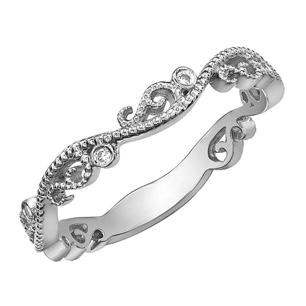 Unique Diamond Band with Filigree Detailing – La Maison D’Or Jewellers