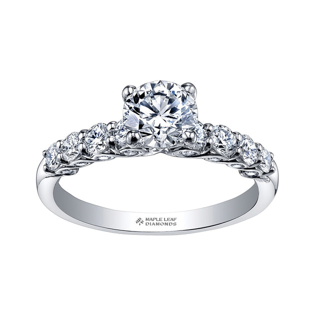 Stunning Round Canadian Diamond Engagement Ring – La Maison D’Or Jewellers