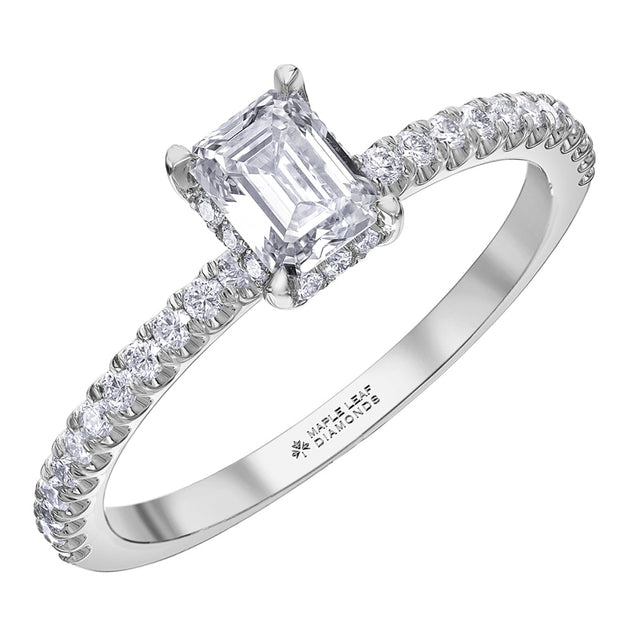 Emerald Cut Canadian Diamond Ring – La Maison D’Or Jewellers